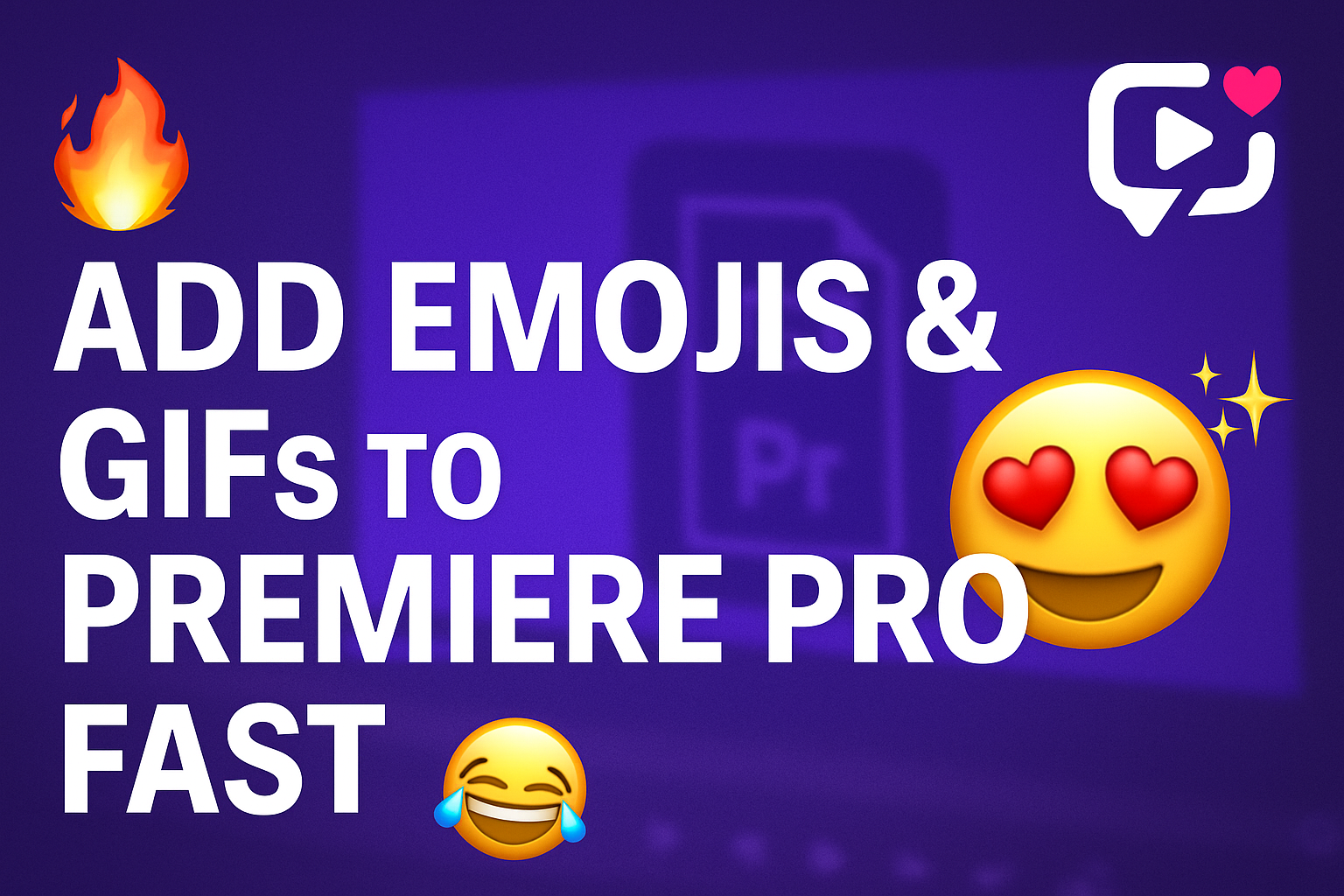 How to import emojis and GIFs into Premiere Pro (The Easy Way)